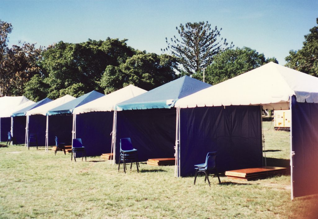 Marquee 3.6m x 3.6m – Erected – Bob's Hire